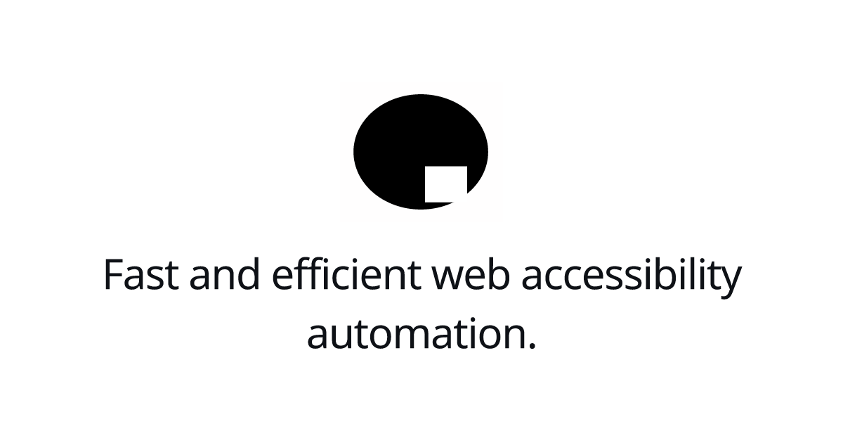 Fast and efficient web accessibility automation.