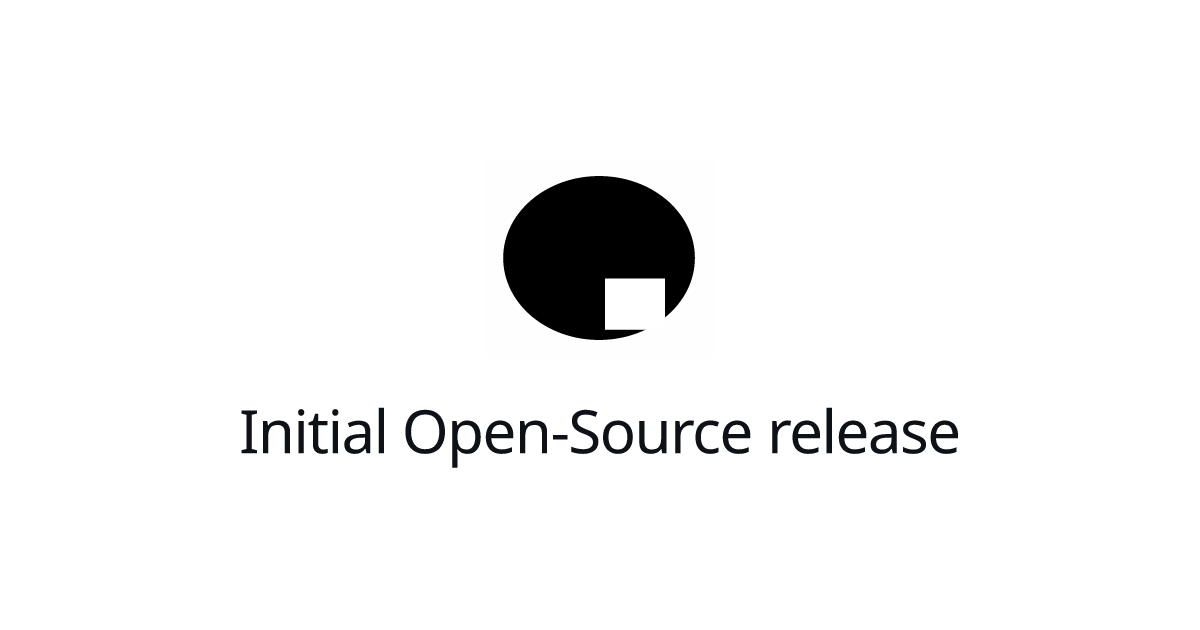 Initial Open-Source release