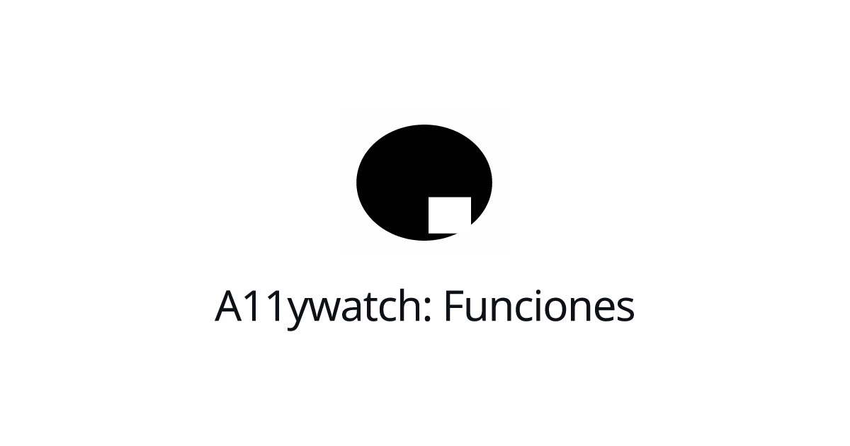 A11ywatch: Funciones
