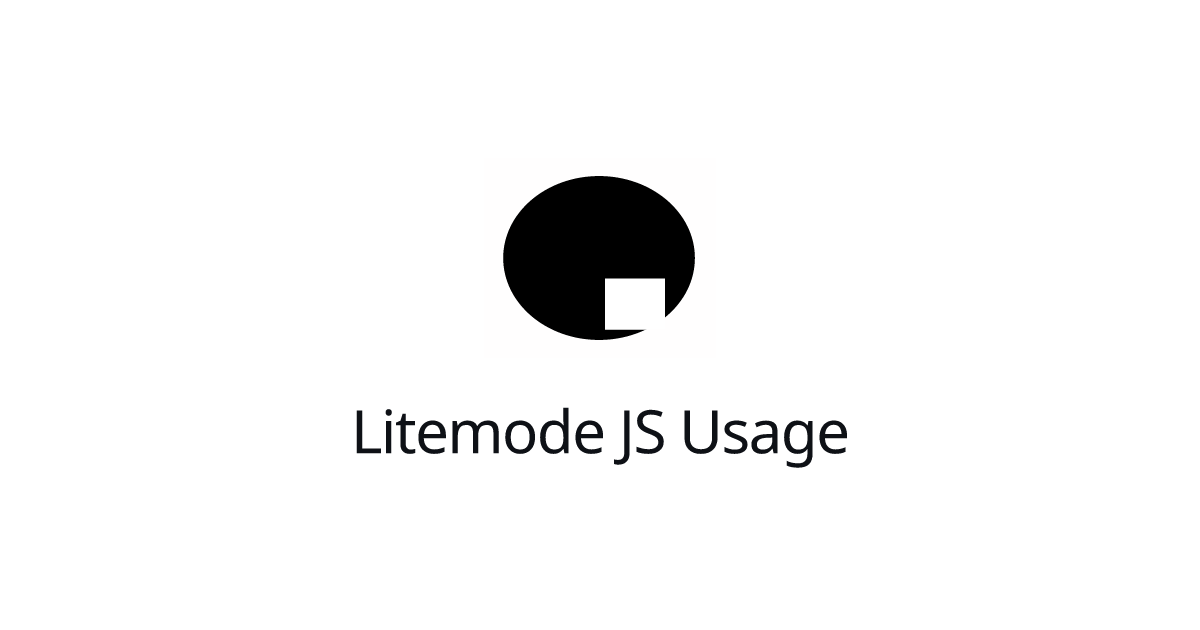 Litemode JS Usage